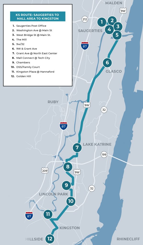 KS (Kingston/Saugerties) Route – UCAT